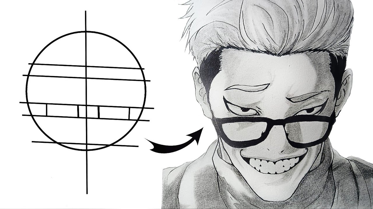 How to draw Goo Kim || How to draw anime step by step || Easy drawing ...