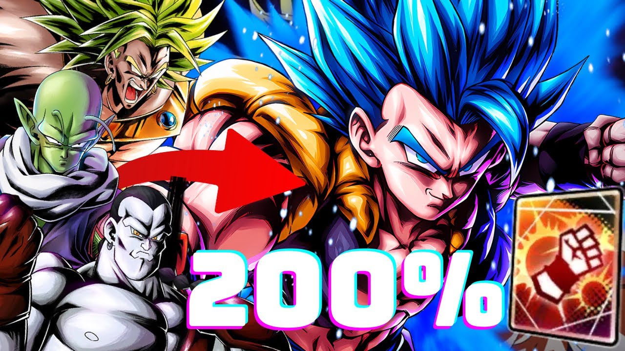 WHAT 200% BASE STRIKE ATTACK SUPER SAIYAN BLUE GOGETA LOOKS LIKEE ...