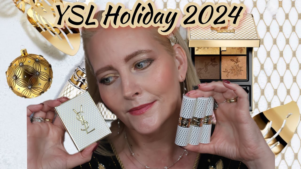 🎄⭐️YSL HOLIDAY 2024 makeup release, swatches & looks ⭐️🎄 - YouTube