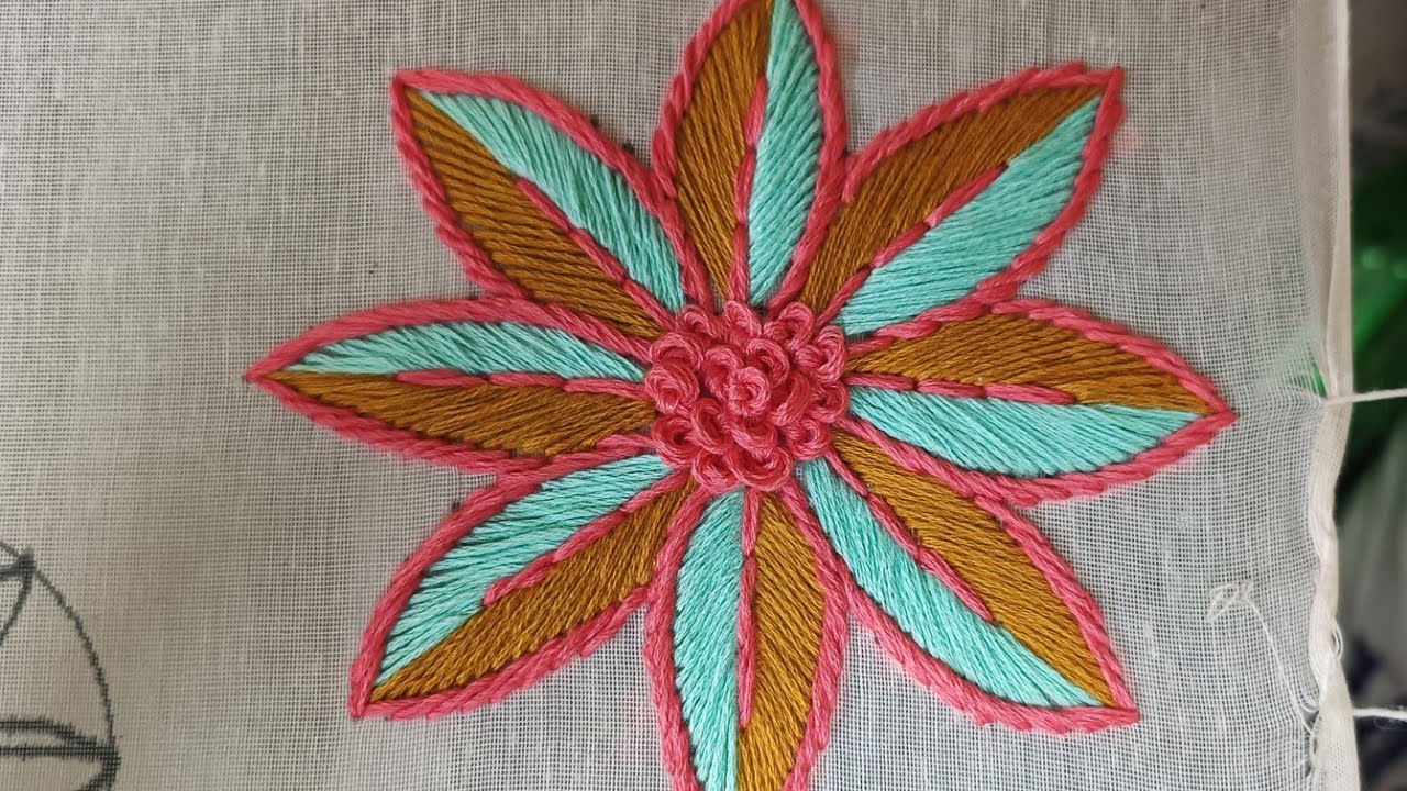 Hand embroidery Buta design|| hand work Buta design | new design buta # ...