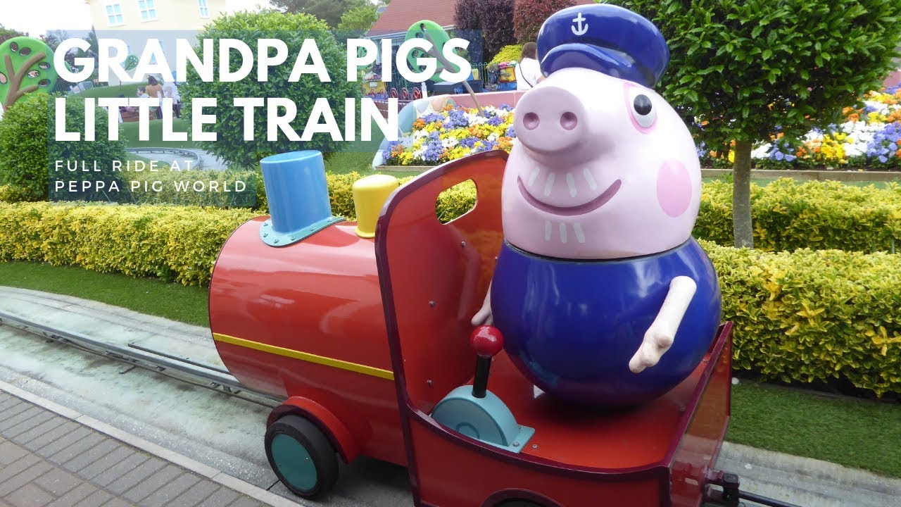 Peppa Pig World - Grandpa Pig's Little Train at Paultons Park - YouTube