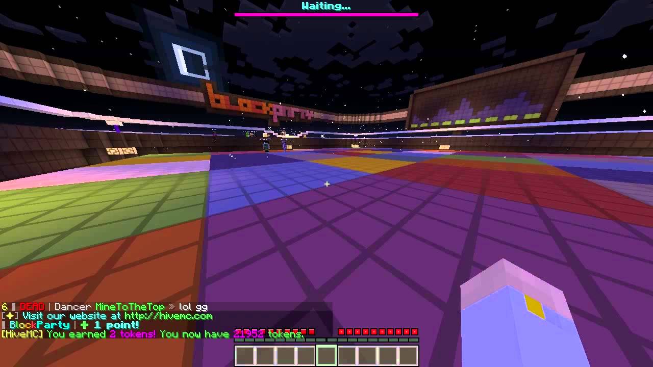 Minecraft on The Hive: Block Party #1 - YouTube