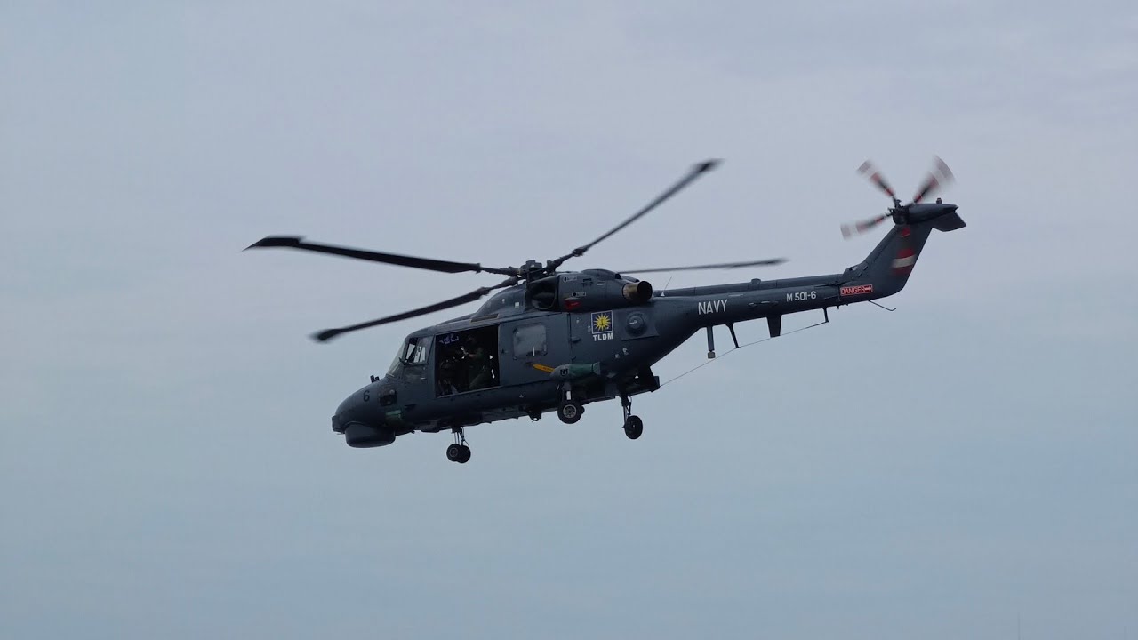 RMN Super Lynx MK 100 PACAK at HARI TERBUKA ARMADA BARAT TLDM LUMUT ...