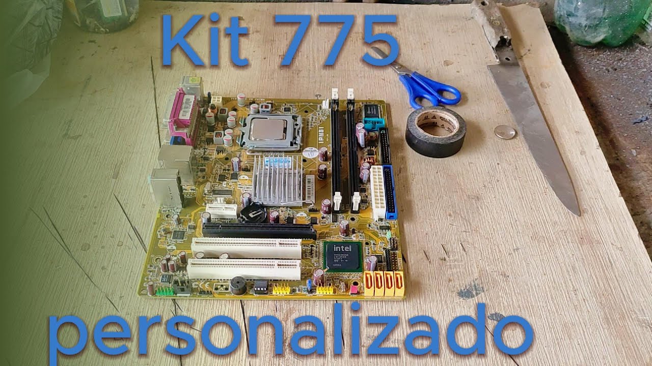 Case mod Kit 775 - YouTube