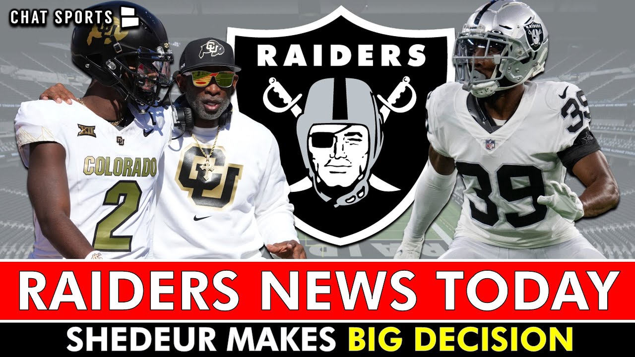 Raiders News Today & Shedeur Sanders Makes BIG DECISION - YouTube