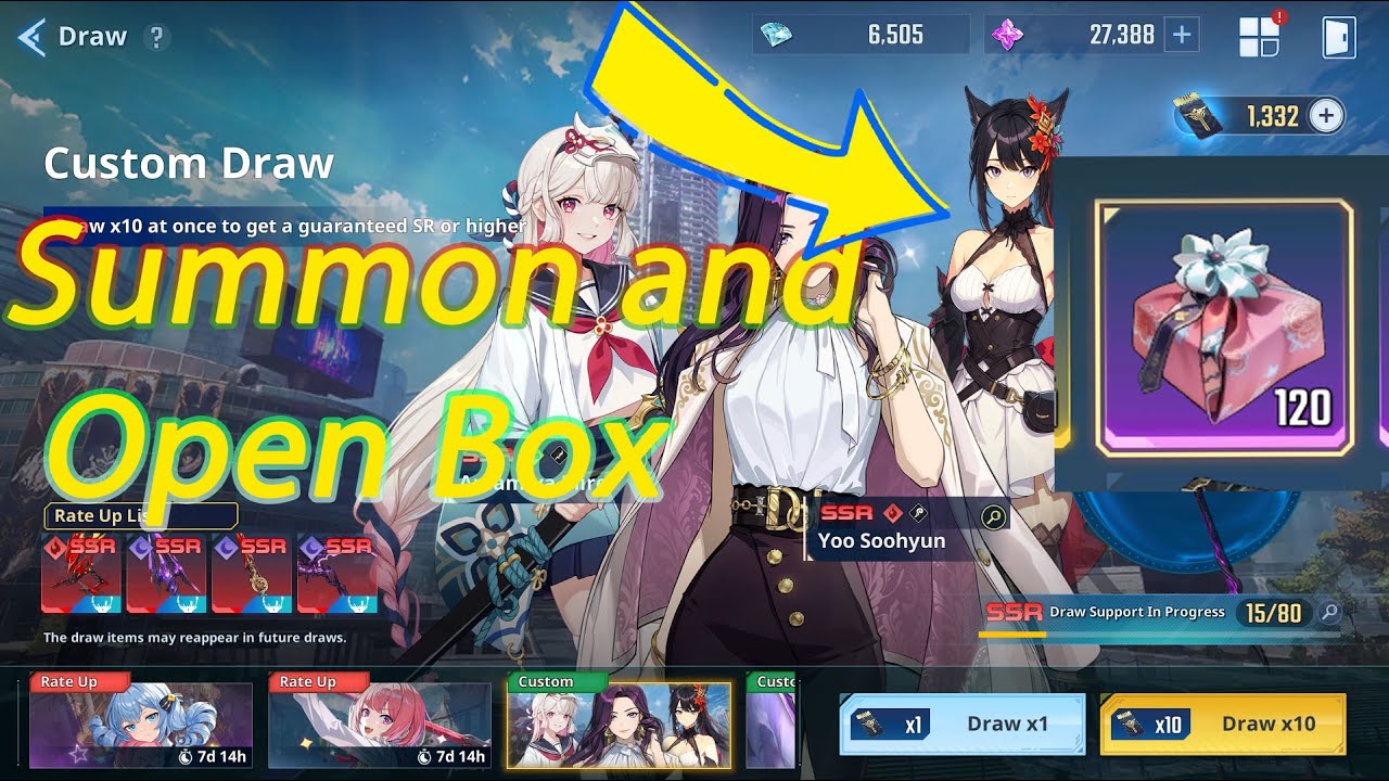 02.10.24 REAL VOICE Open Box・Summon・Instance Dungeon / Encore Mission ...