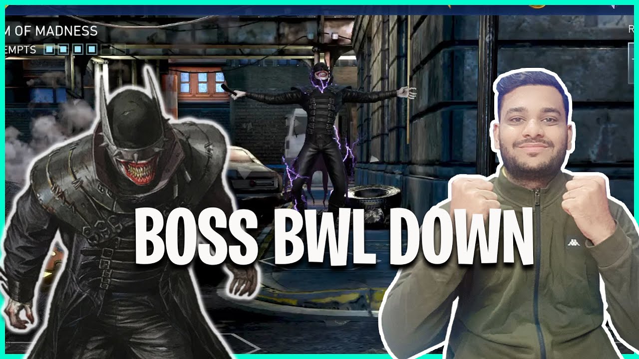 Injustice 2 Mobile | Boss Batman Who Laughs Down | Kingdom Of Madness ...