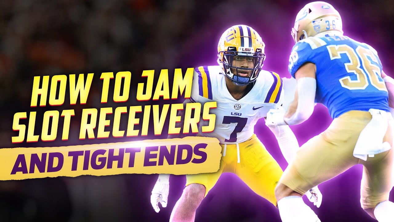 How To Catch Jam Slot Wide Receivers!! - YouTube