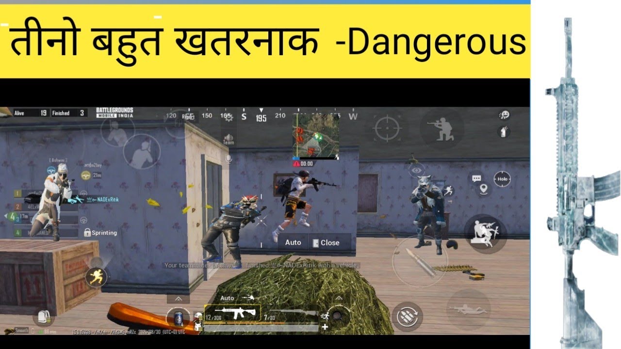 They Don't know where form I come behind him in Bgmi - rank push to ...