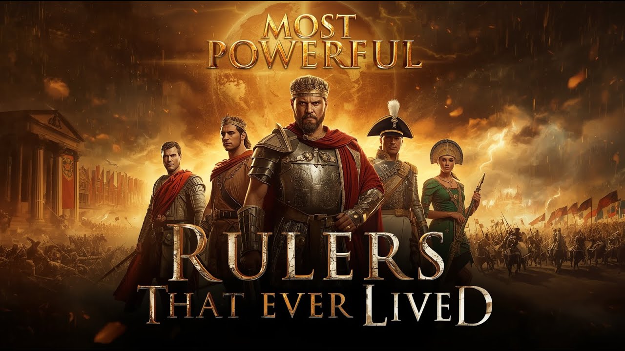 TOP 10 MOST POWERFUL RULERS THAT EVER LIVED. - YouTube
