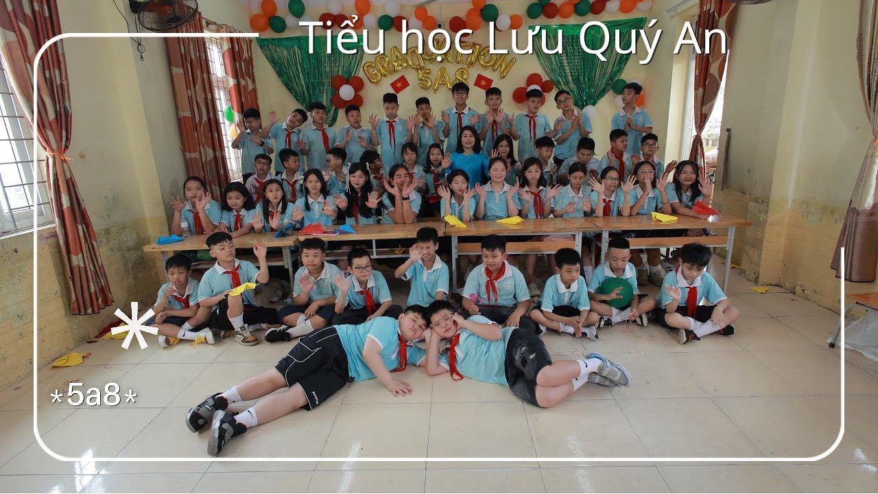 Kỷ yếu 5a8 TIỂU HỌC LƯU QUÝ AN NK 2020 2025 - YouTube
