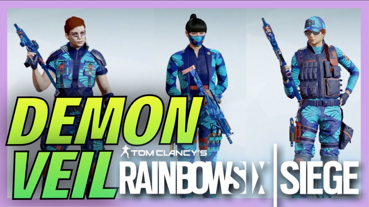 RAINBOW SIX SIEGE: DEMON VEIL SKIN OPERATOR - YouTube