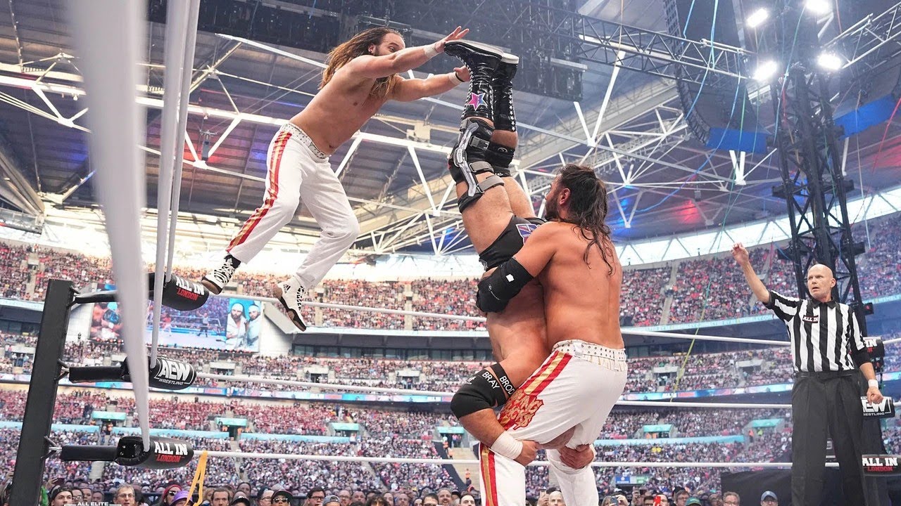 The Young Bucks vs FTR All In 2023 highlights - YouTube