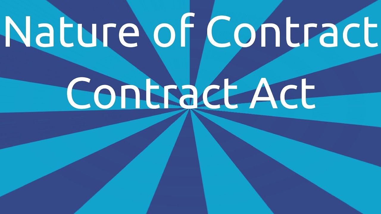 Introduction to CA-CPT Law | Nature of Contract | Indian Contract Act Law | CA CPT | CS & CMA ...