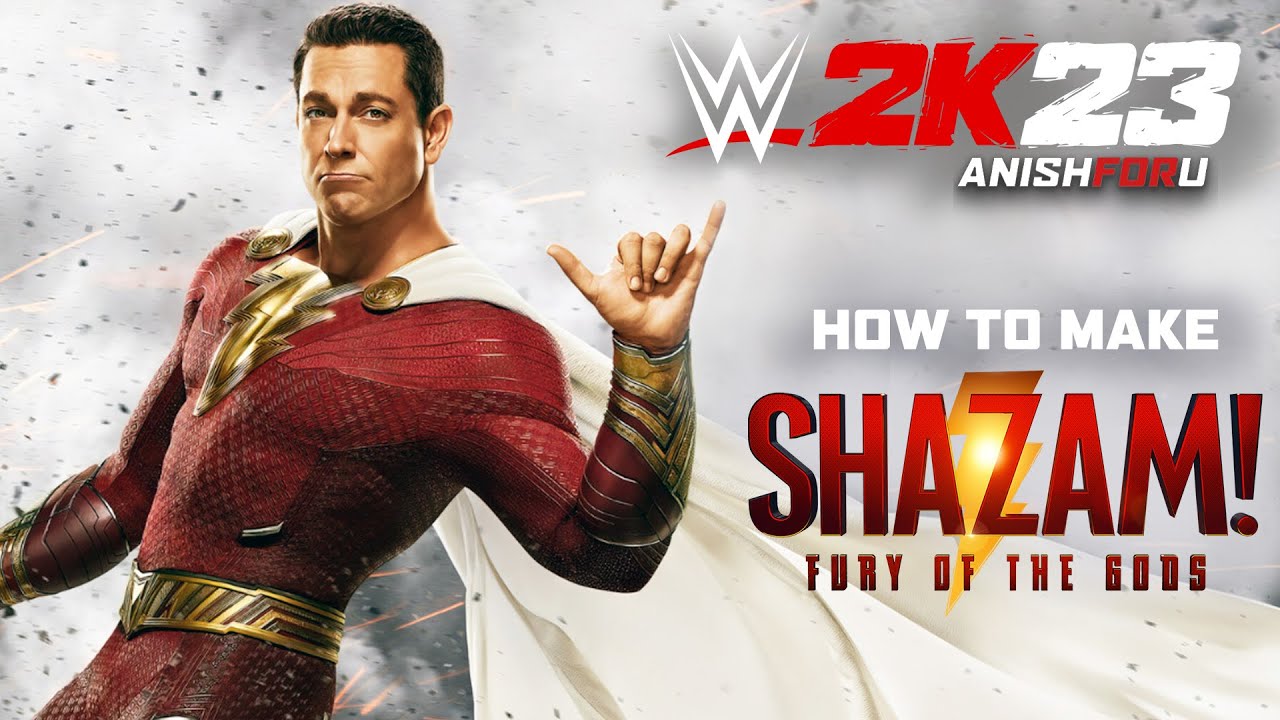 How to make Shazam in WWE 2K23 - YouTube