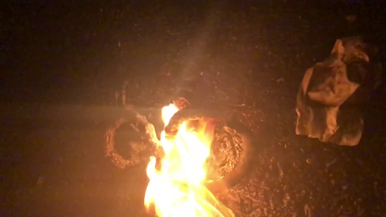 Satisfying fire - YouTube