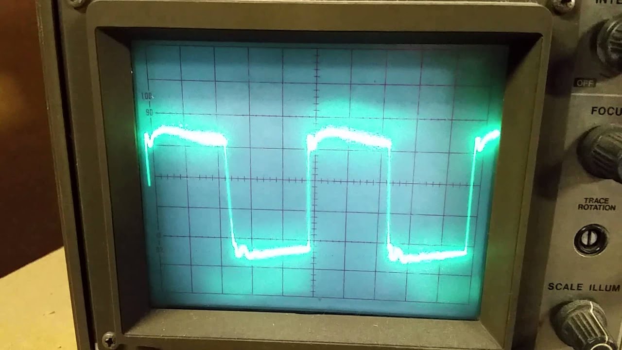 Square wave tests - Millett Uniamp - YouTube