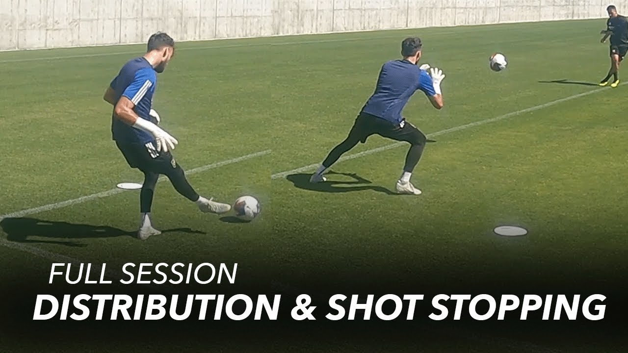 4 Distribution & Shot Stopping Exercises | Goalkeeper Training - YouTube