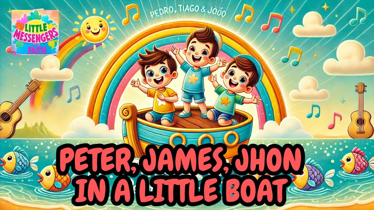 Peter, James, and John in a Sailboat 🎶 Fun Gospel Song for Kids ...