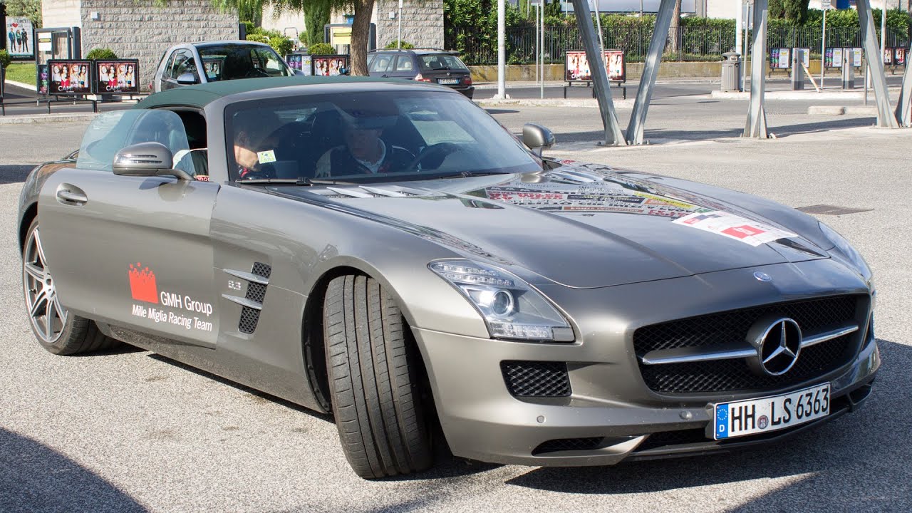 MERCEDES-BENZ SLS AMG ROADSTER - Walkaround in Rome 2014 HQ - YouTube