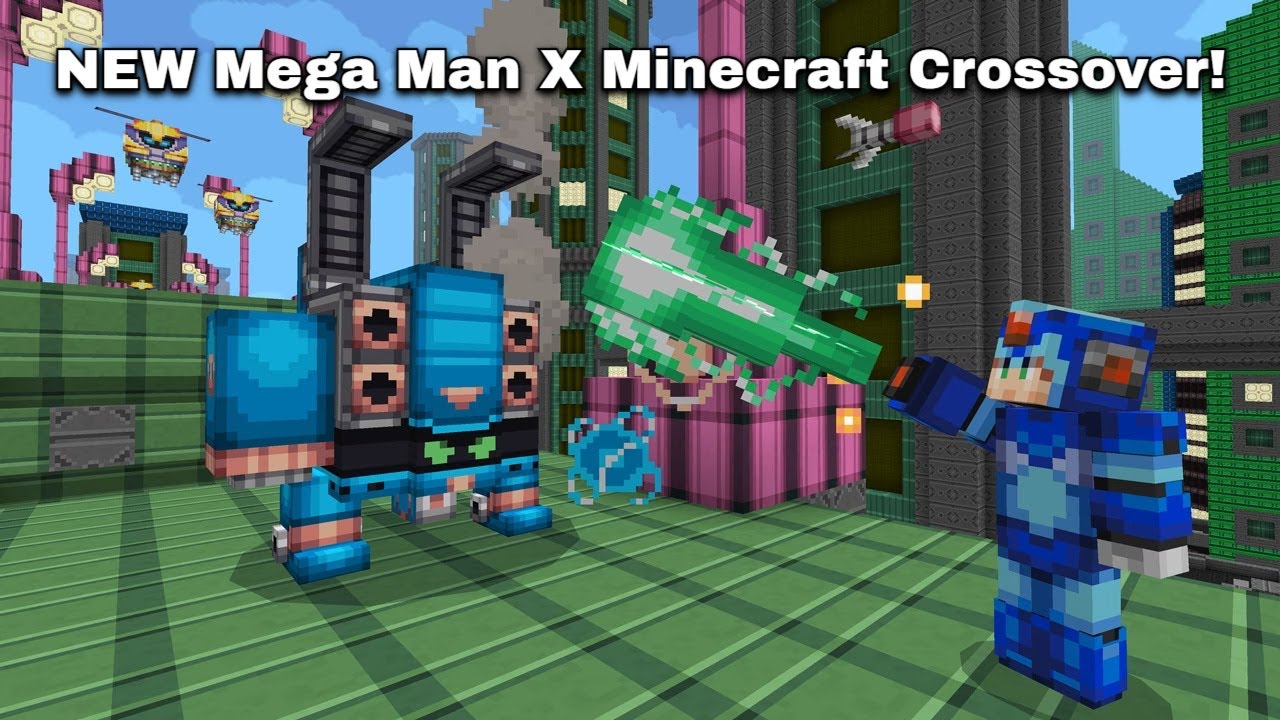 Microsoft and Nintendo announce NEW Mega Man X Minecraft Crossover ...