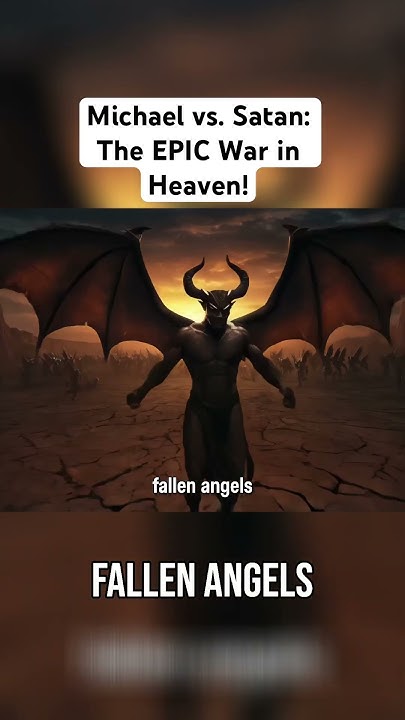Michael vs. Satan: The EPIC War in Heaven! #holyspirit #micheal #god #angel #shorts #explore # ...