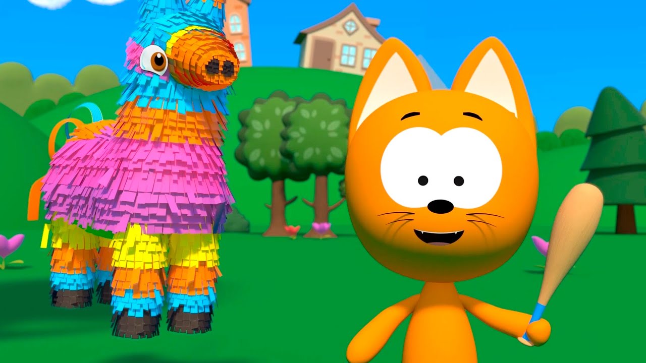 Meow meow | El gatito Koté | Canciones infantiles y dibujos animados ...