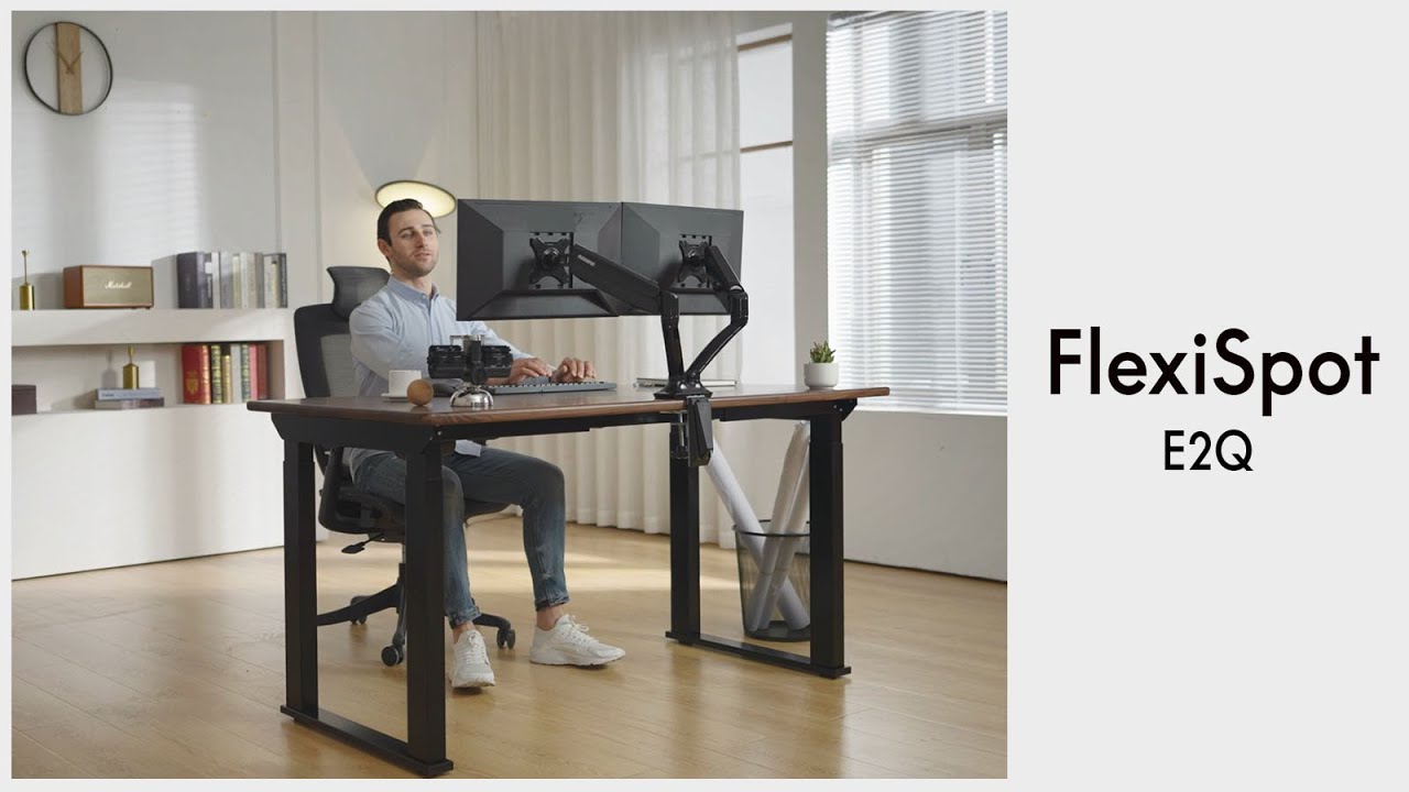 FlexiSpot Standing Desk E2Q Introducing - YouTube