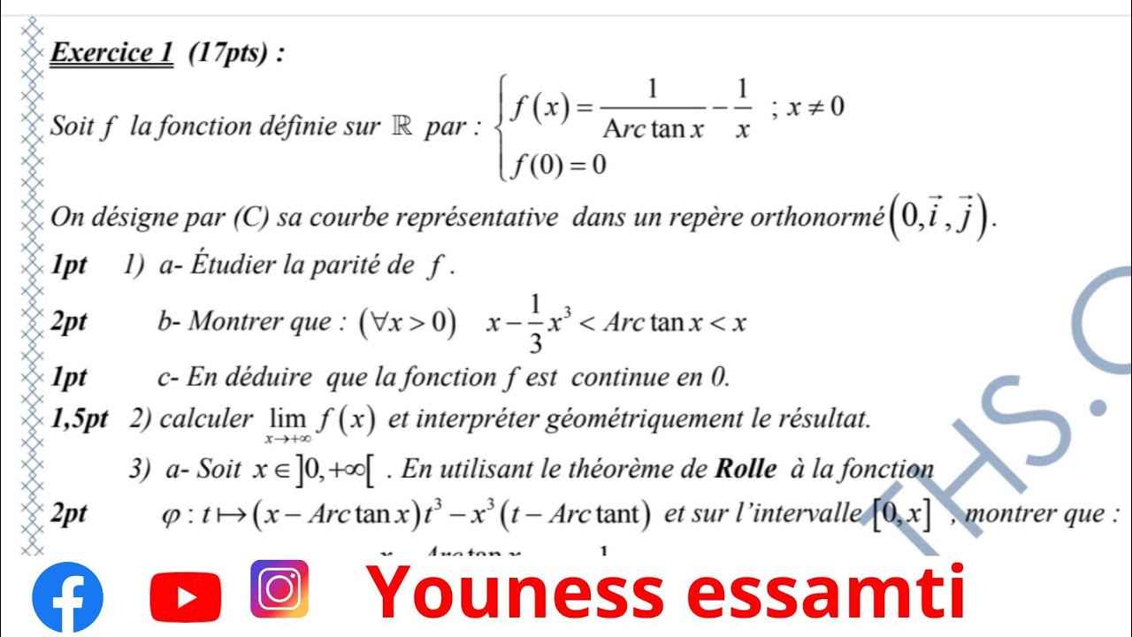 Théorème des Valeurs Intermédiaires - TVI - Limites et Continuité - 2 ...