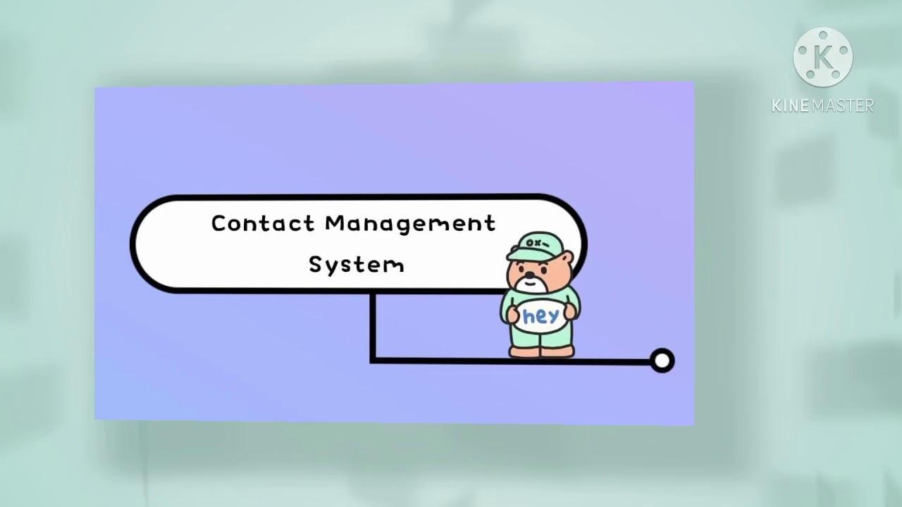 Project Review | Contact Management System G.20 - YouTube