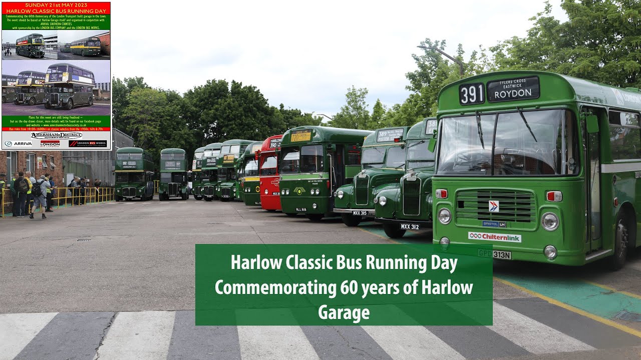 Harlow Classic Bus Running Day Commemorating 60 years of Harlow Garage ...