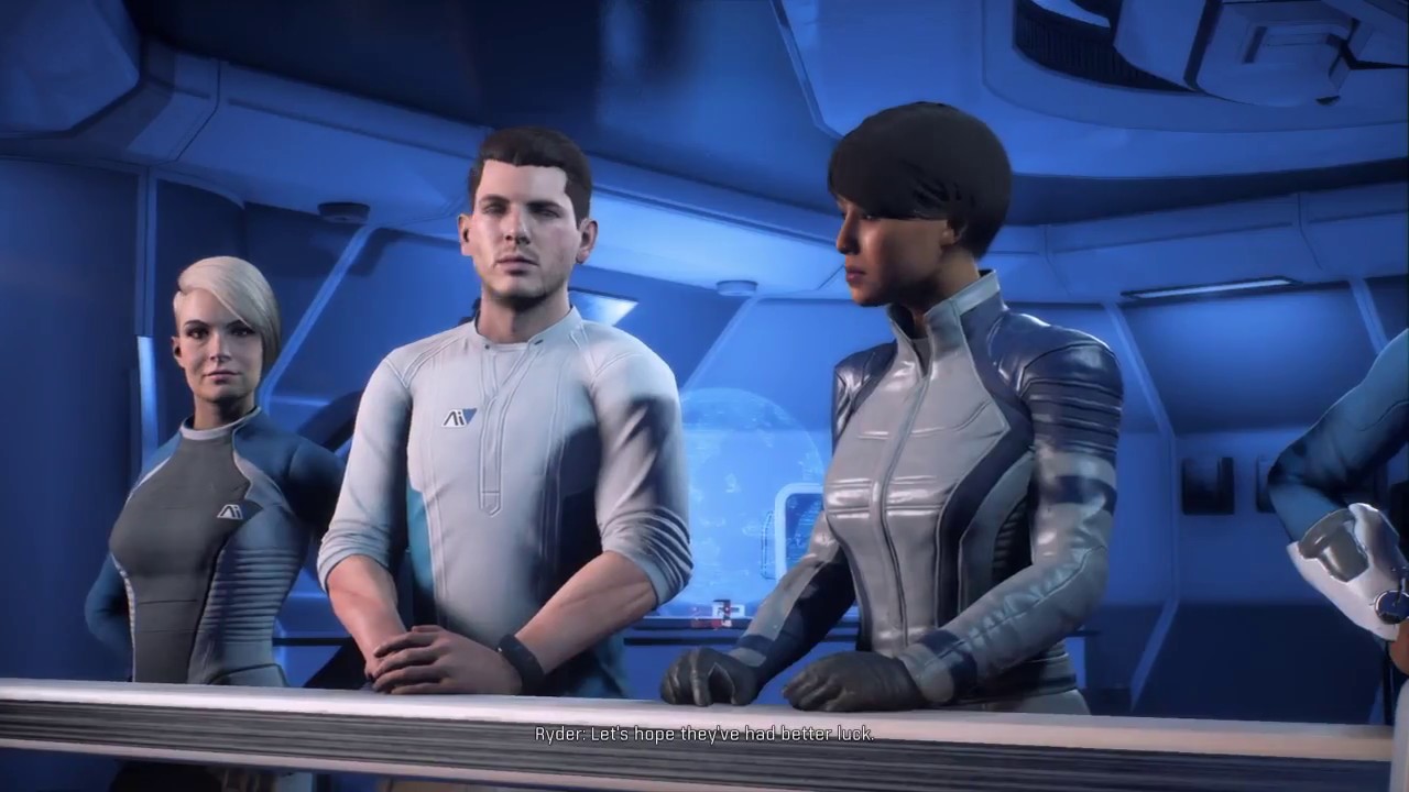Mass Effect Andromeda Hyperion Arrives At The Nexus - YouTube