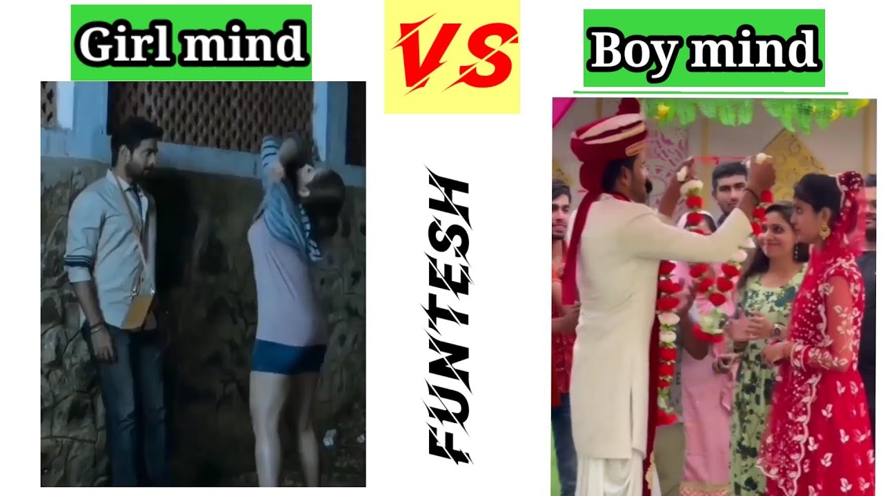 Girl mind vs Boy mind 🤣🤣 #memes @Funtesh - YouTube