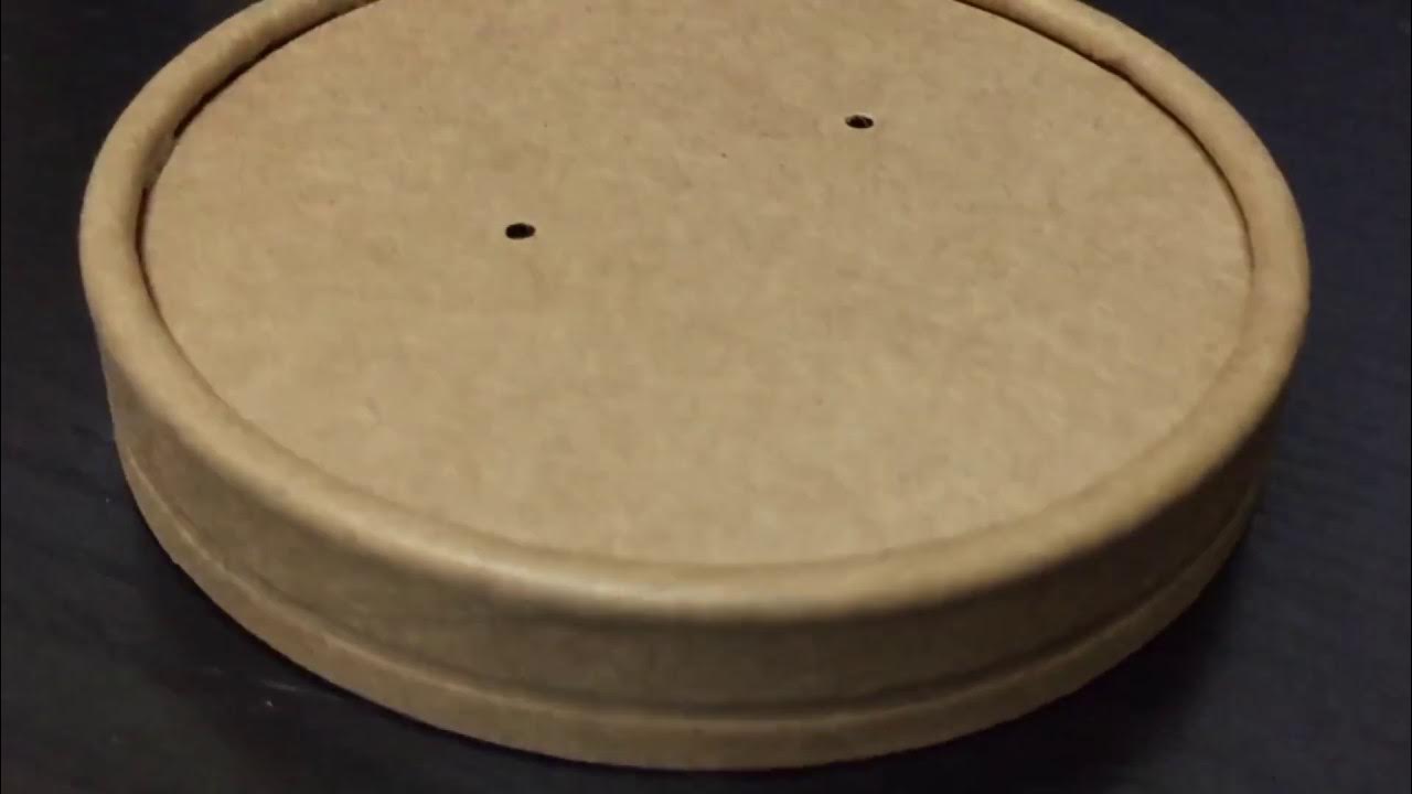 Супница одноразовая с крышкой. Белые и крафт супницы бумажные. - YouTube