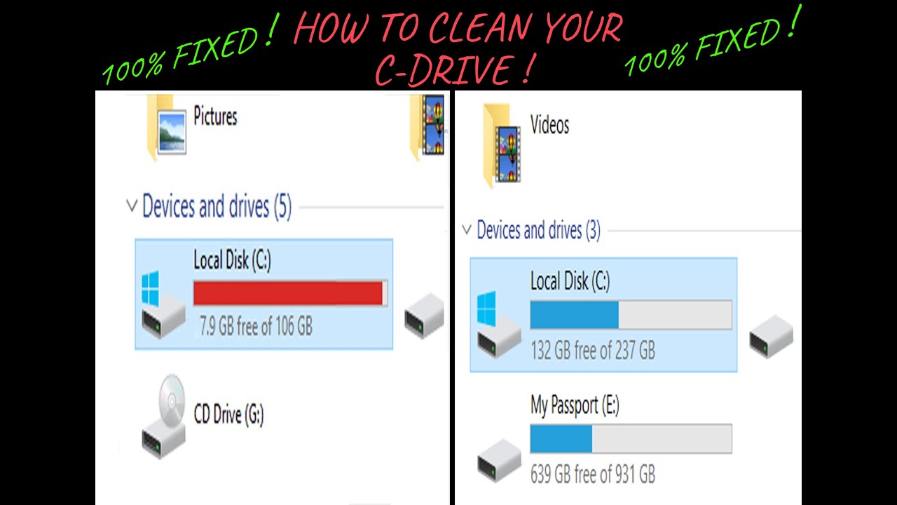 How to ACTUALLY clean your C-DRIVE - YouTube
