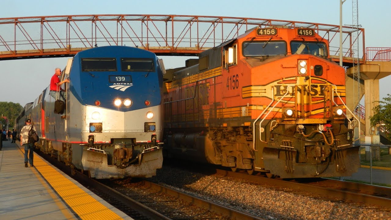 Railfanning Massive BNSF Freight Trains in Fort Madison Iowa! (Part 1 ...