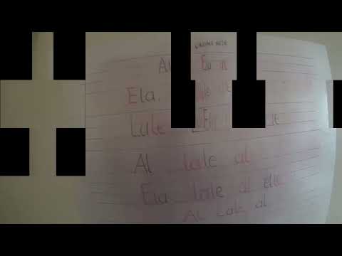 E, L  Ve  A Sesi birleştirme ile okuma metni videosu
