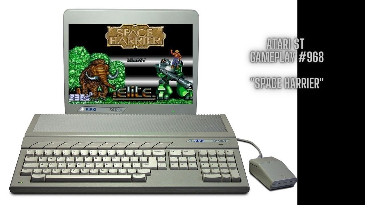 Space Harrier (Atari ST / Gameplay #968) - YouTube