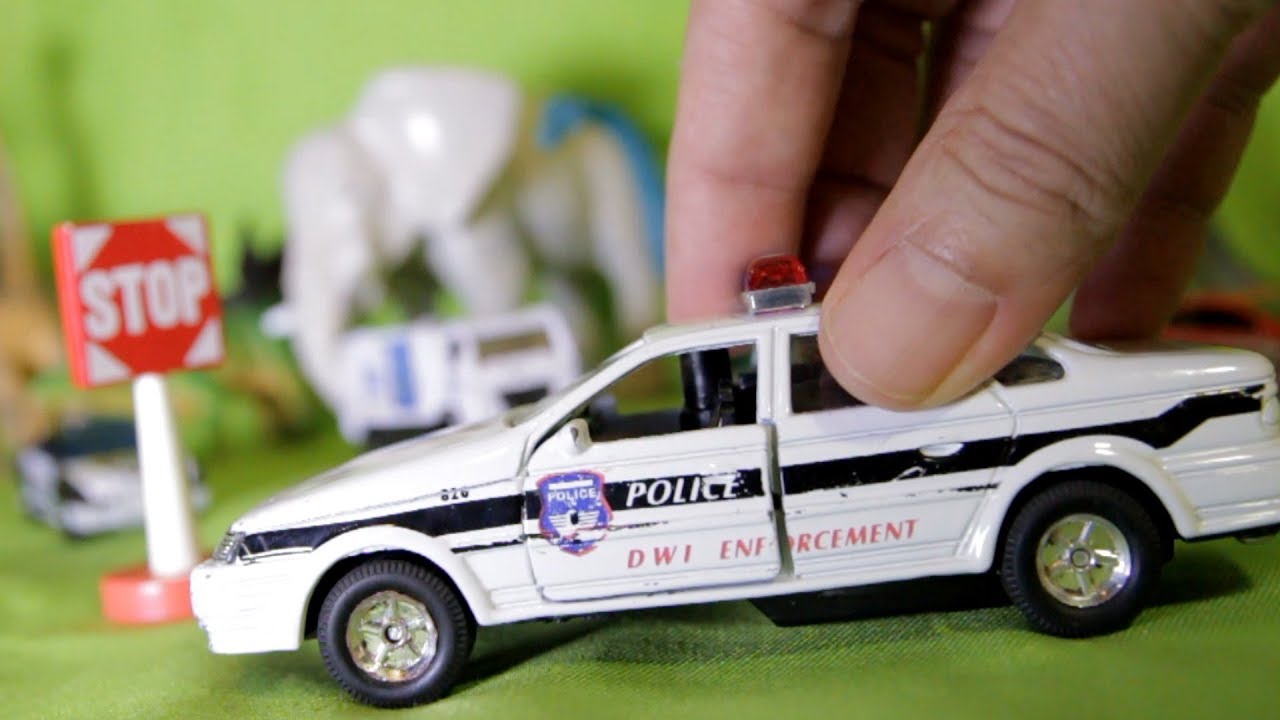 Toy Cars Collection POLICE CAR Counting Learning for Kids! - YouTube