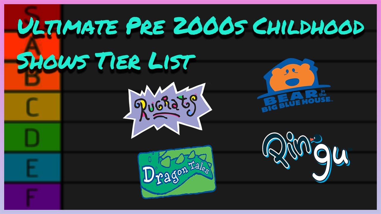 My Ultimate Pre 2000s Childhood Shows Tier List Part 1 YouTube my-ultimate-pre-2000s-childhood-shows-tier-list-part-1-youtube