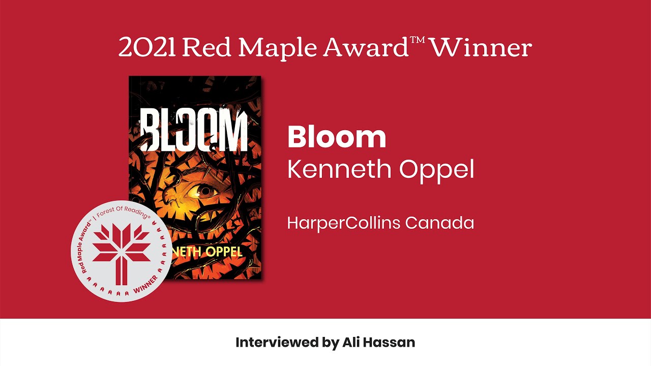2021 Red Maple Award Winner - Kenneth Oppel, Bloom - YouTube