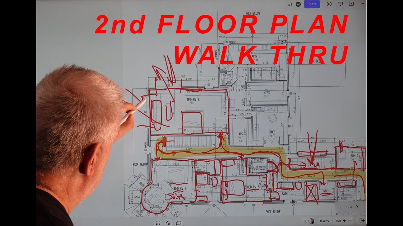 Plains FarmHouse - 2nd FLOOR PLAN Walk THru - YouTube