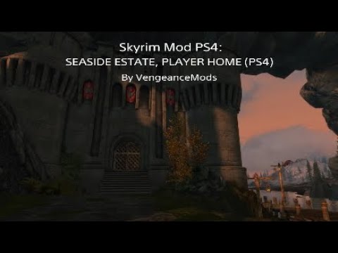 Skyrim Mod PS4: SEASIDE ESTATE, PLAYER HOME (PS4) By VengeanceMods ...