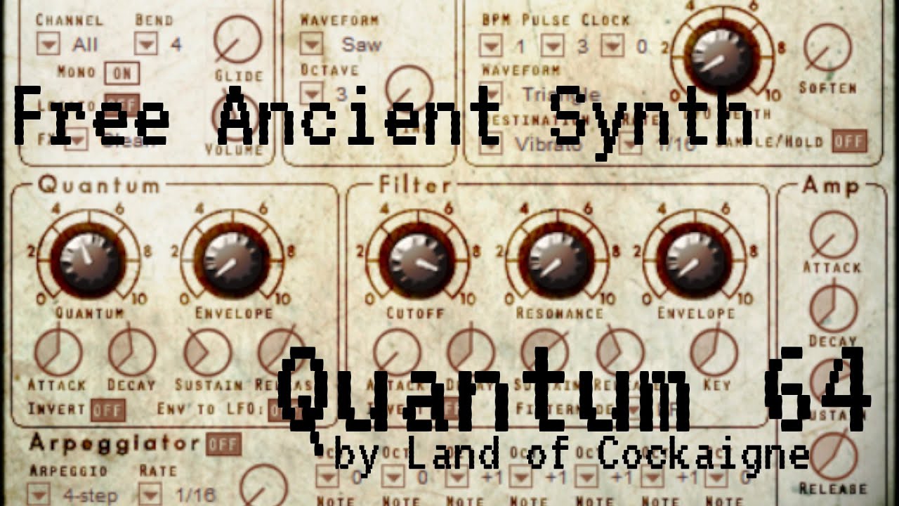 Free Ancient Synth - Quantum 64 by Land of Cockaigne (No Talking) - YouTube