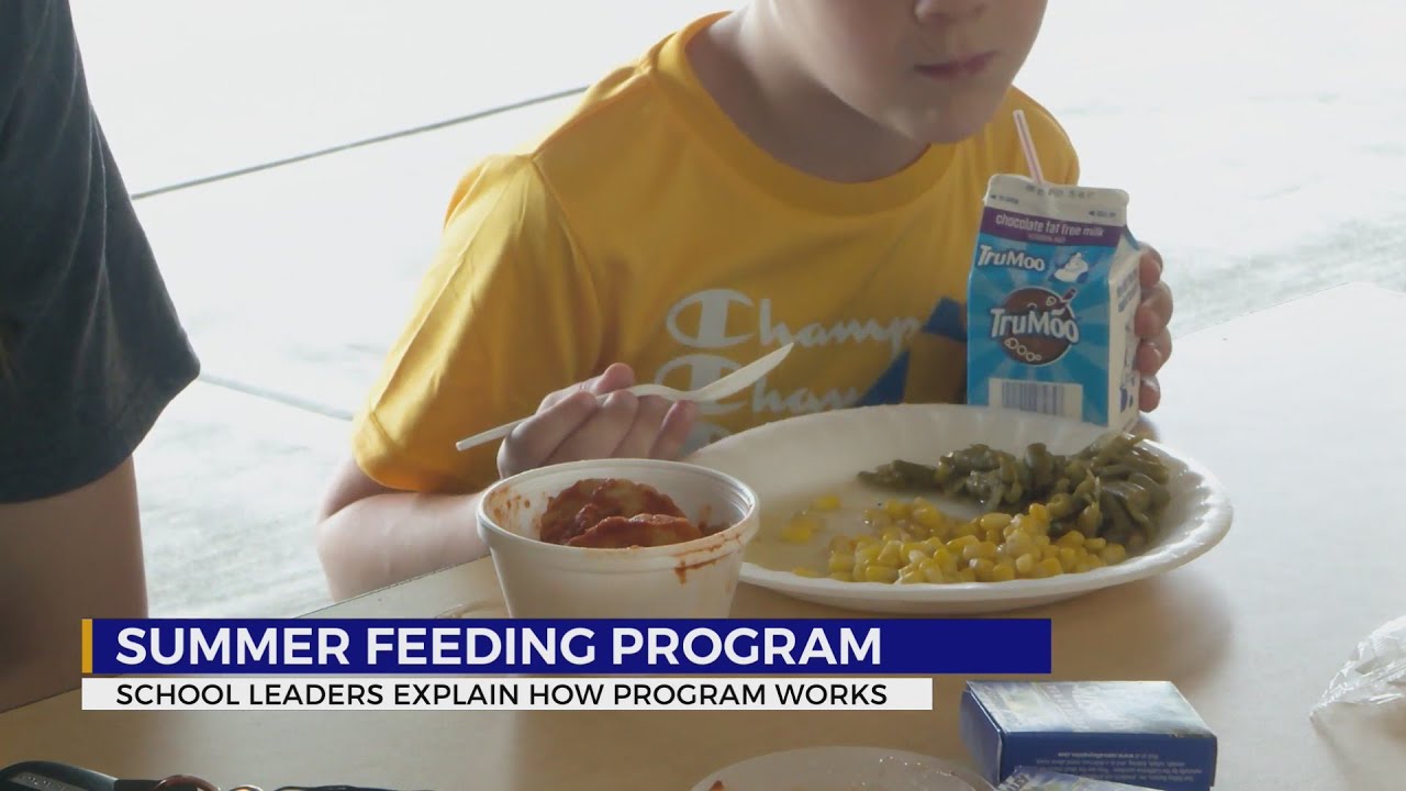 Summer food programs feeding children on and off campus - YouTube