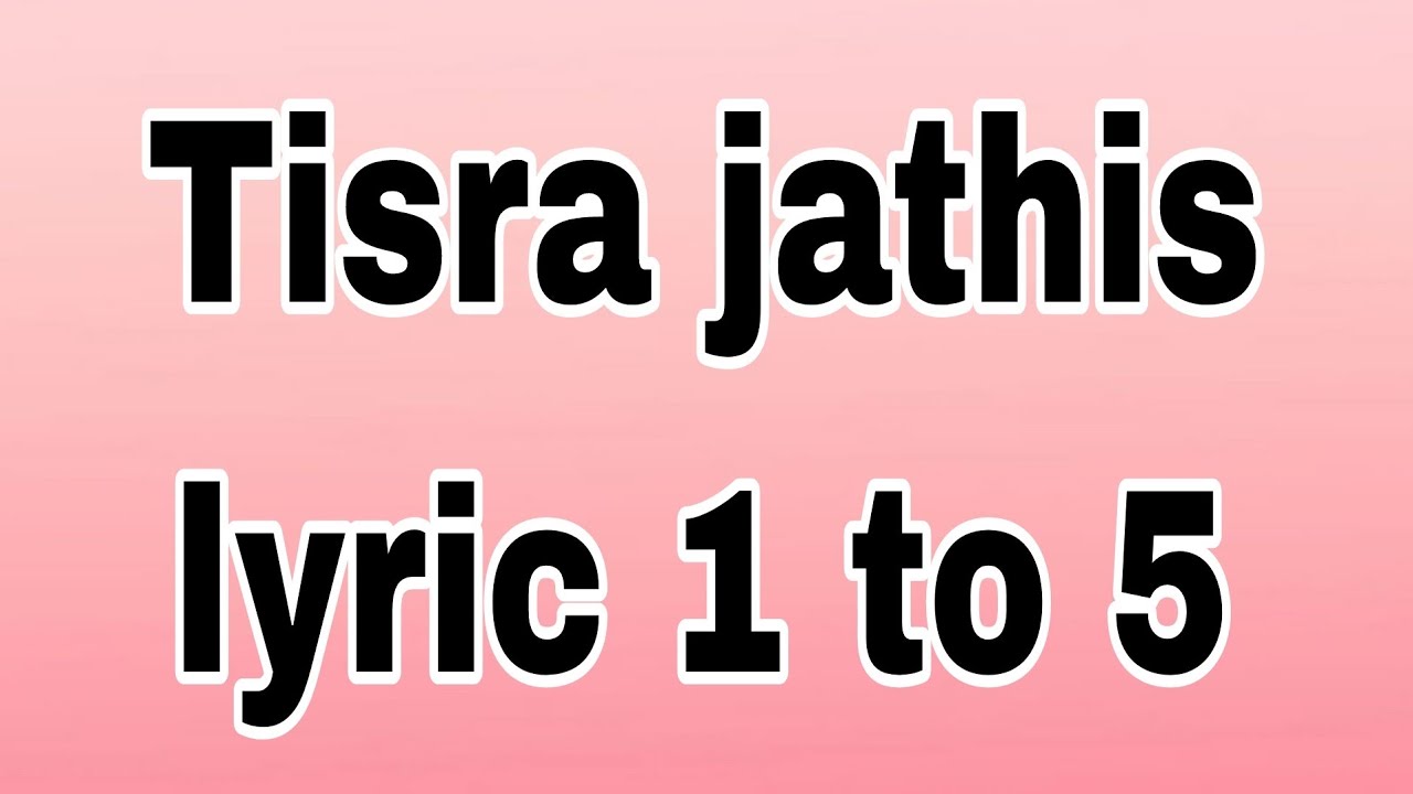 kuchpudi Tisra jathis lyric..how to pronounce the tisra jathis ..tisra ...