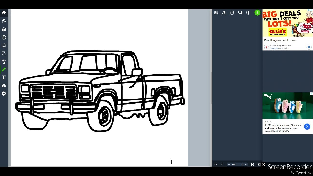 How to draw a History of this 1980 Ford F-150 - YouTube
