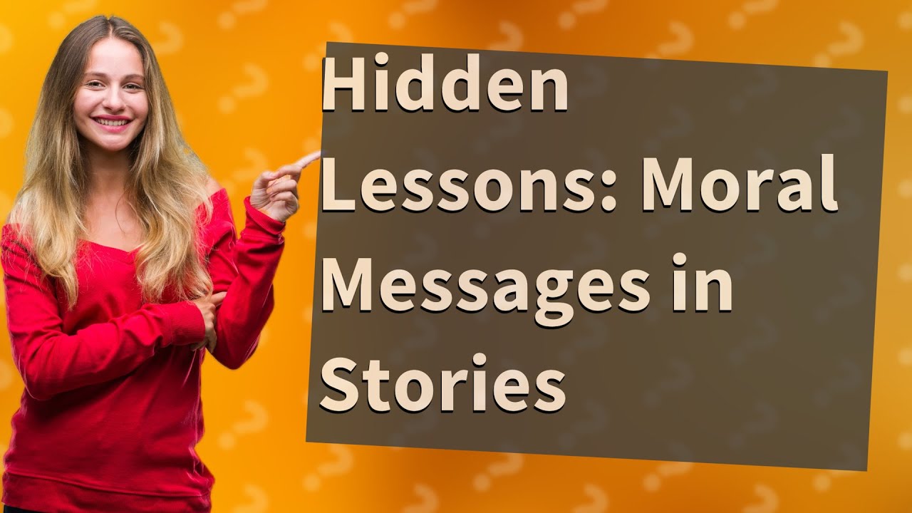 What is moral message in a story? - YouTube