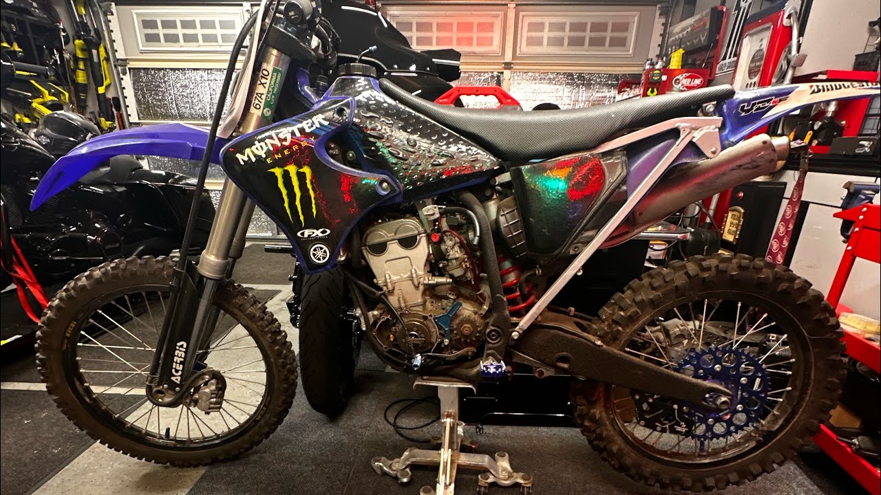 UPDATE 2002 yz250f. Re-build/restore time. - YouTube