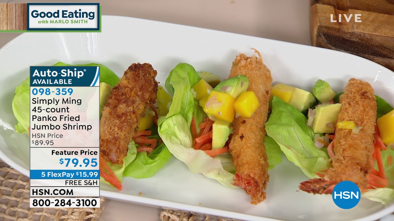 Simply Ming 45count Panko Fried Jumbo Shrimp - YouTube